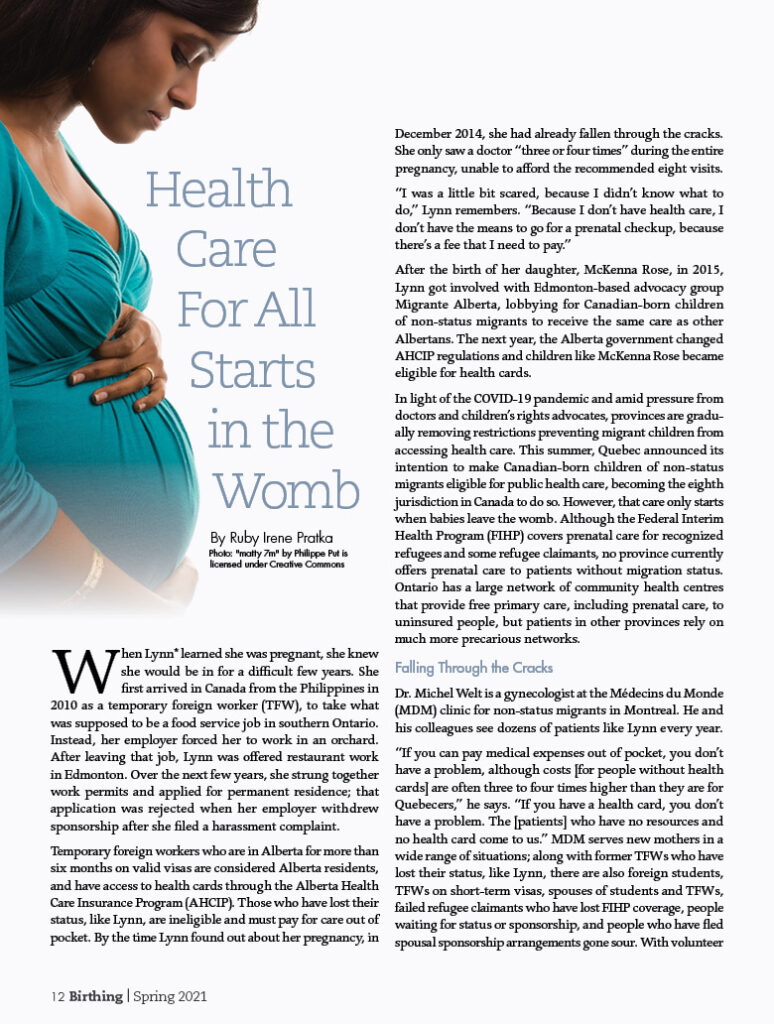 Advocacy. Feel empowered in your birth decisions. Birthing Magazine